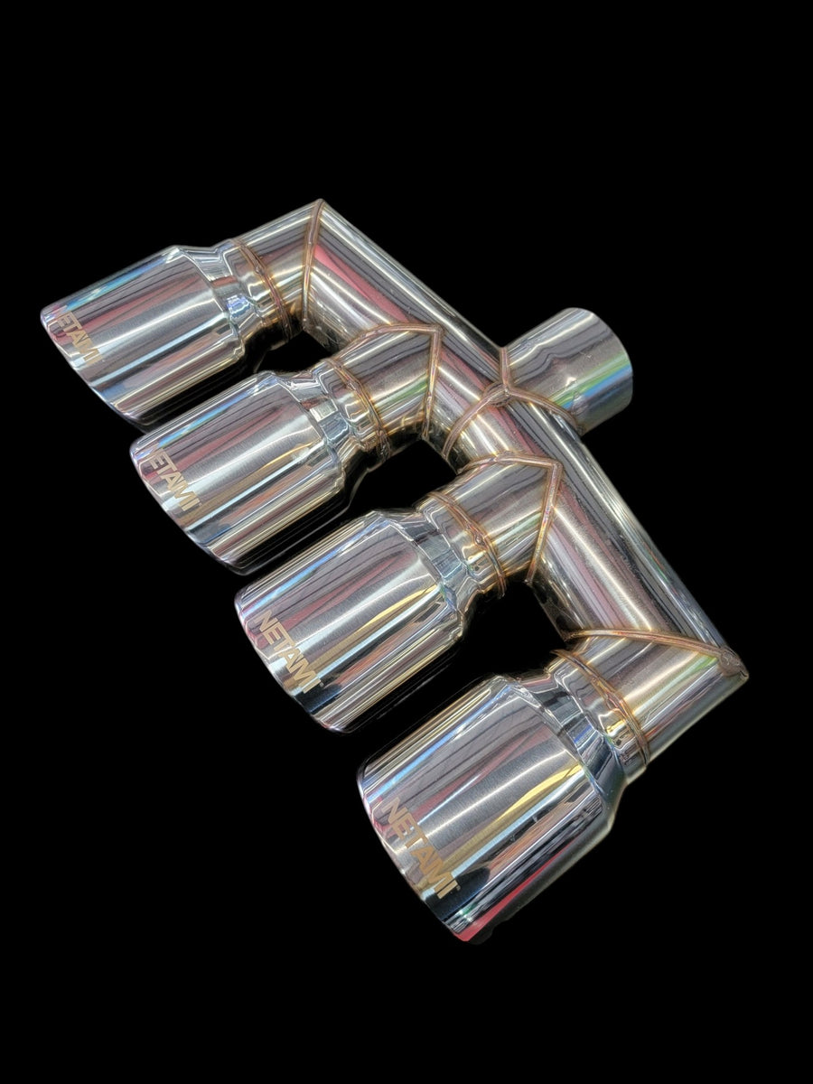 Quad exhaust tip chrome – Team Mpe